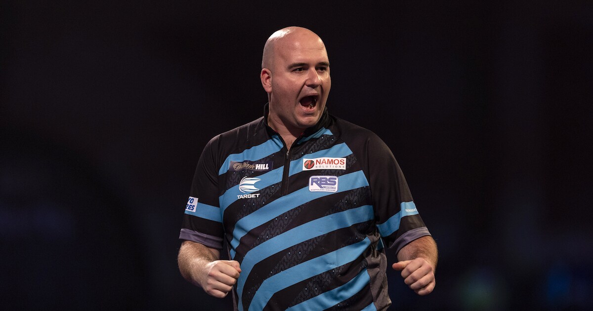 Rob Cross overtuigend en Stephen Bunting na spannende partij naar ...