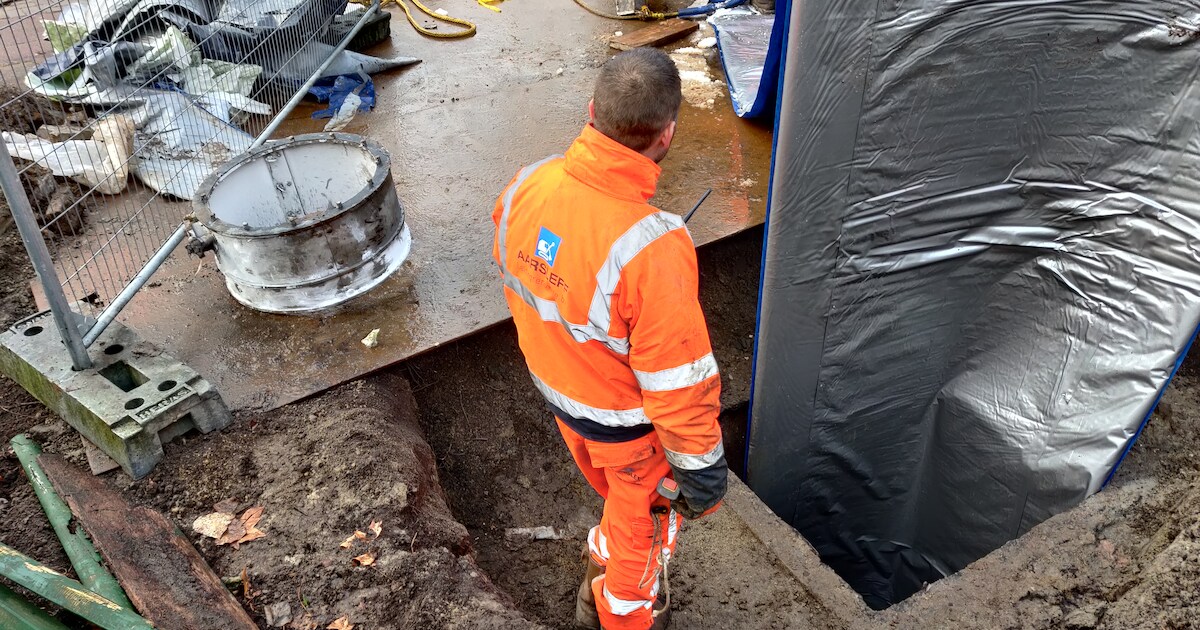 Riool krijgt nieuwe jas waardoor de straat niet helemaal open hoeft ...