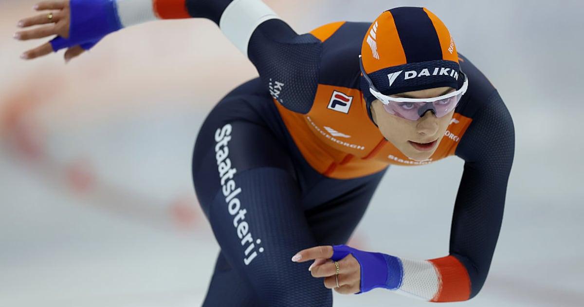 Femke Kok met dik Nederlands record naar goud op 500 meter: ‘Zó’n hap ...