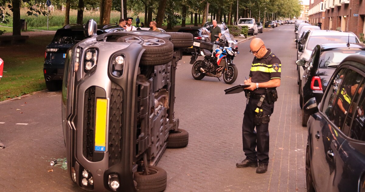 Deze automobiliste maakt in De Meern een heel bijzondere schuiver ...