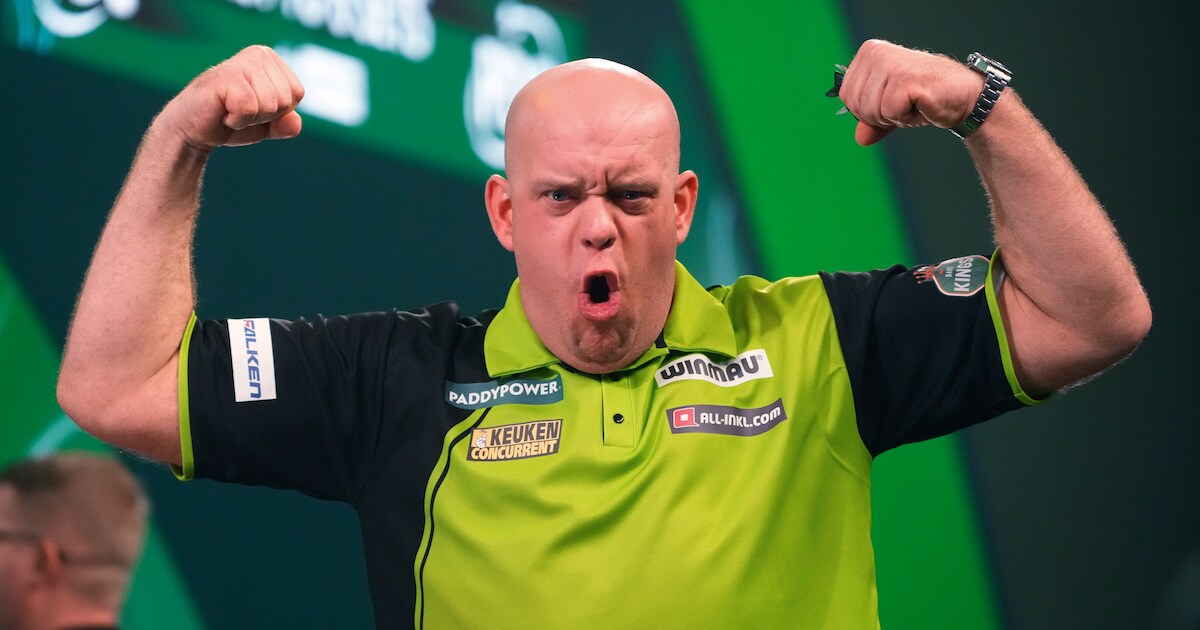Michael van Gerwen wacht kraker tegen 17-jarige Luke Littler in ...