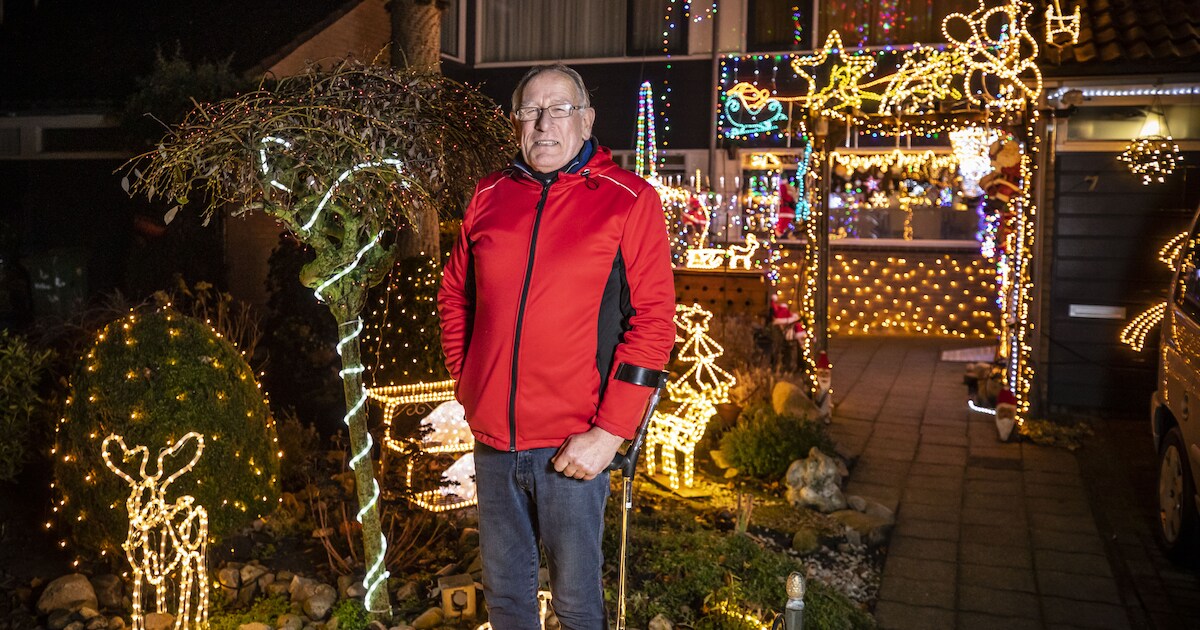 Spectaculaire kersttuin van Tony (64) is nooit af: ‘Een grote arrenslee ...