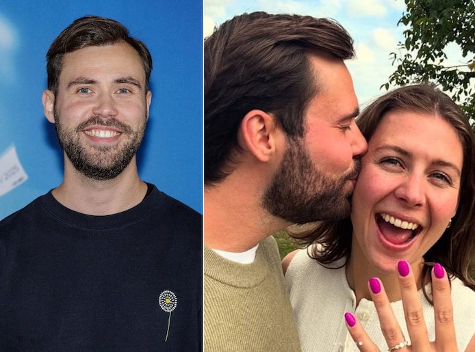 Raoul de Graaf van populaire groep Bankzitters op zijn knie voor grote ...