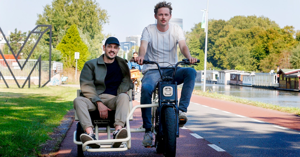 Als je goed oplet, kun je een fatbike met zijspan spotten in Utrecht ...