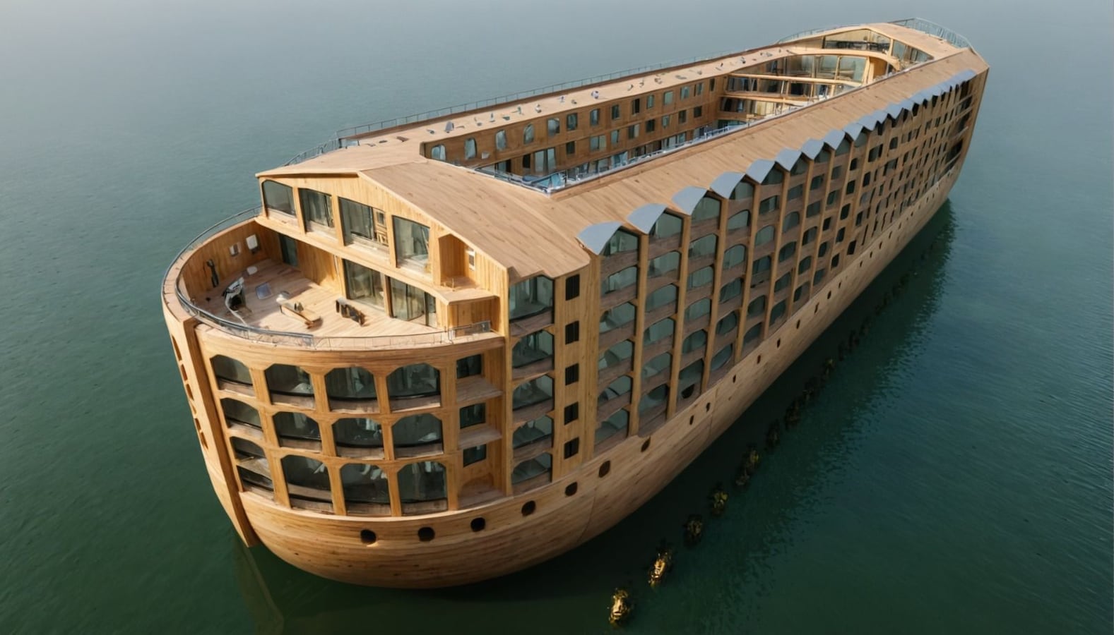 122 meter lange Ark van Noach staat te koop, en deze ondernemer weet er ...