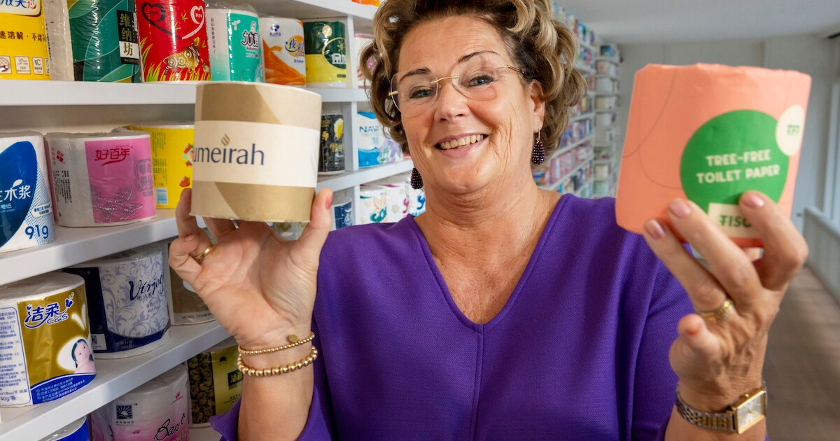 Dit gebeurt er met de imposante collectie wc-rollen van Caroline ...
