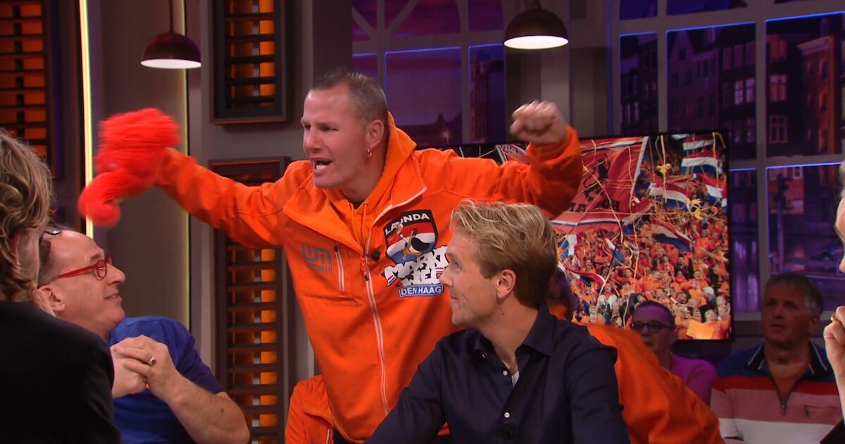 Boze Oranjesupporters lopen weg bij Jinek: ‘Wat een slap geouwehoer zeg ...