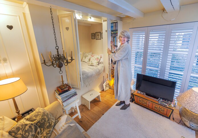 Hinke combineert moeiteloos modern en nostalgie in haar hofjeswoning ...