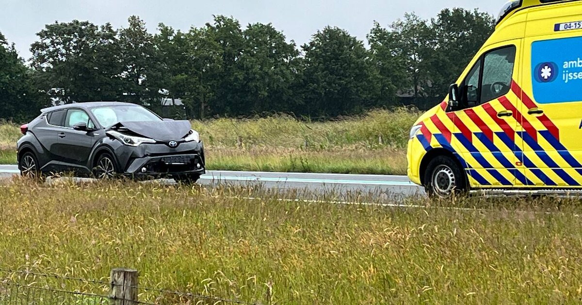 Botsing tussen auto en bestelbus in Stegeren: slachtoffer naar het ziekenhuis | 112 nieuws Ommen ...