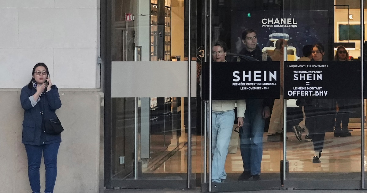 Eerste Shein-winkel zorgt al voor de opening voor ophef in Parijs ...