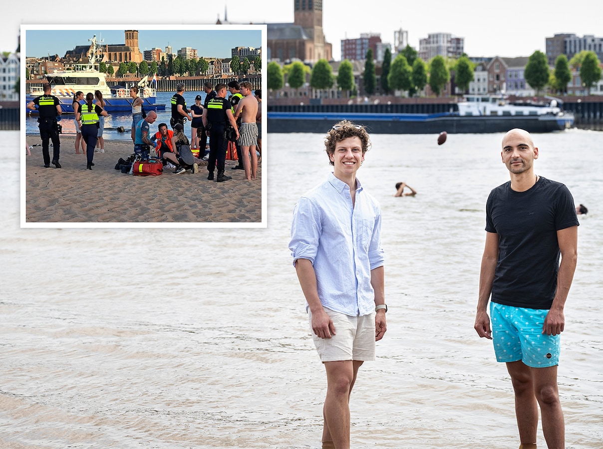 Twee tieners dreigen te verdrinken in de Waal, maar Mees en Yassine ...