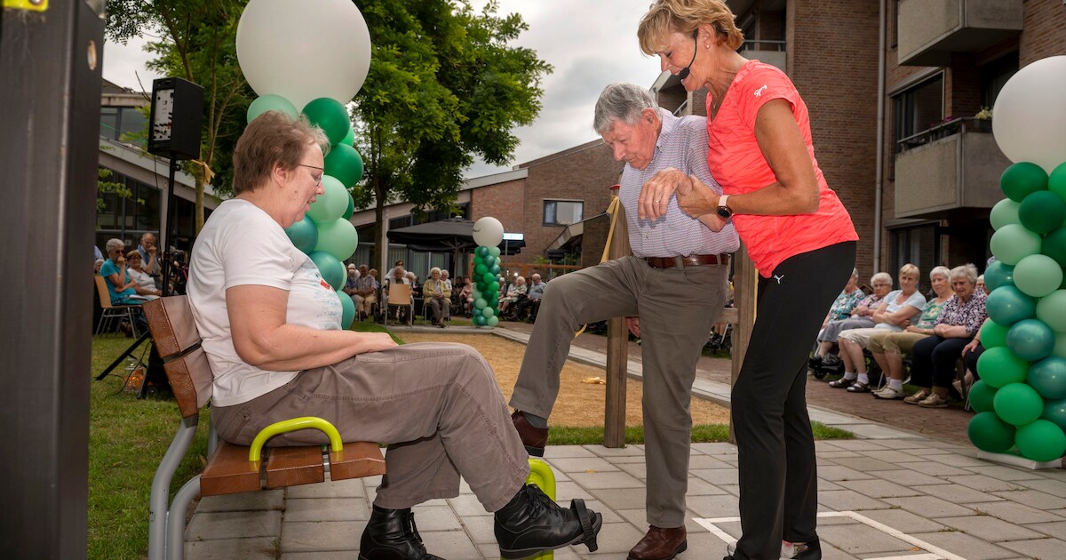 Olga Commandeur brengt Gilze in beweging bij opening beweegtuin | Regio ...