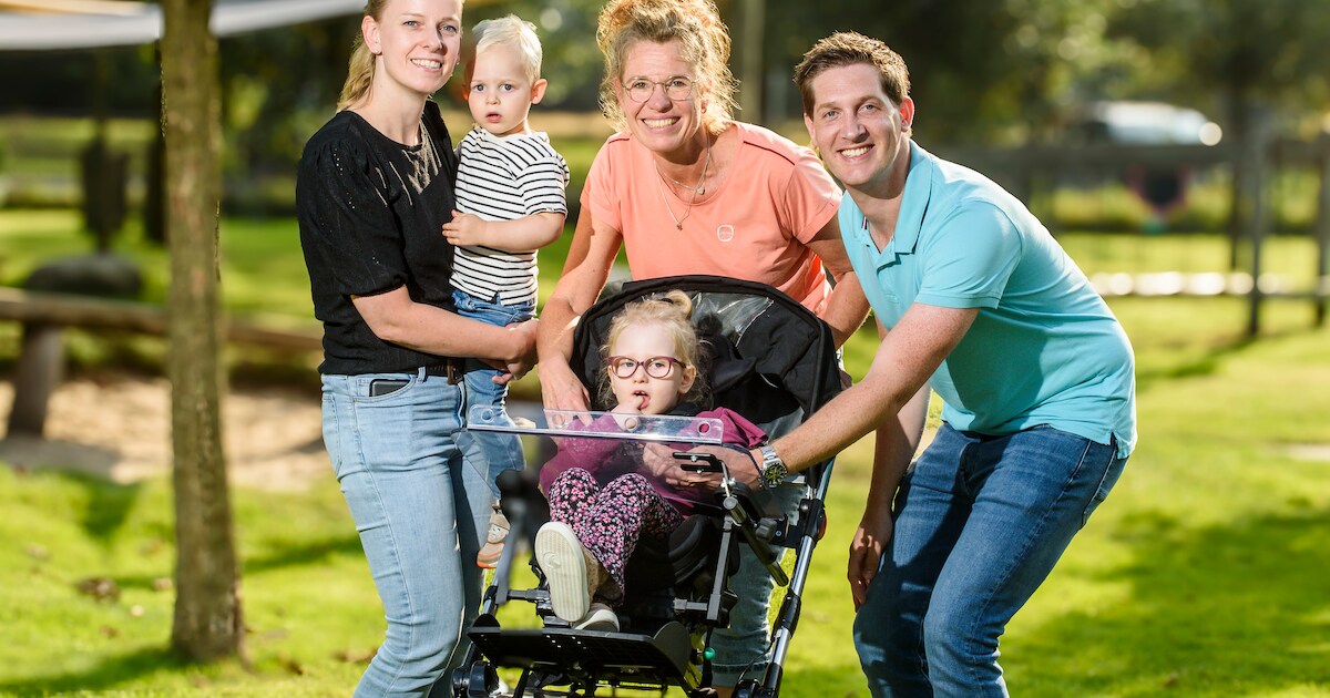 Zeldzame diagnose zet leven van Lexie (3) en haar gezin op z'n kop ...