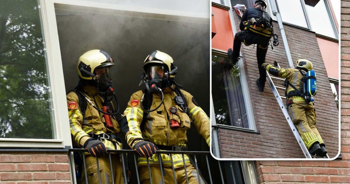 Slachtoffers hangen aan lakens en veel rook: grote oefening bij ...