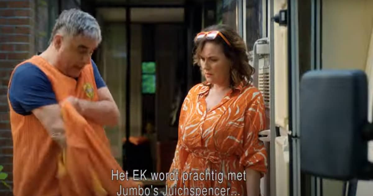 Na omstreden reclame bleef Jumbo met oranje juichspencers zitten, die ...