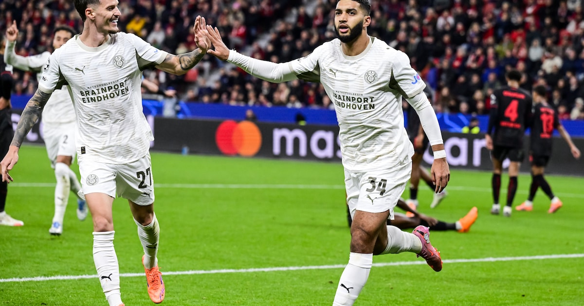 PSV verovert in Leverkusen het eerste fraaie punt van dit Champions ...