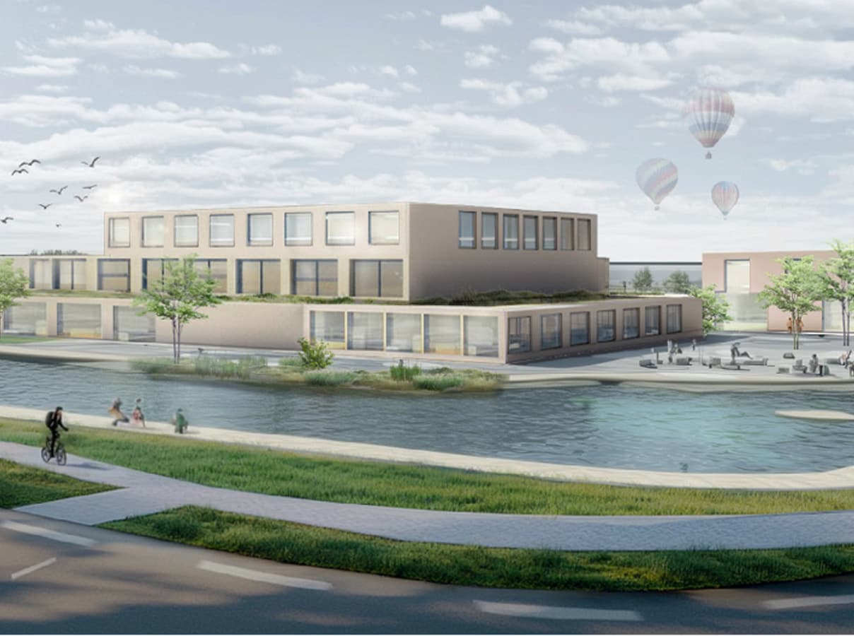 School aan het water, sportcomplex én gezondheidscentrum op plek ...