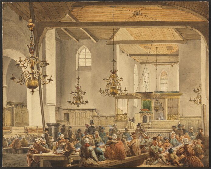 Ramptoerisme in 1855: wie betaalde kon in Utrechtse kerk naar ...