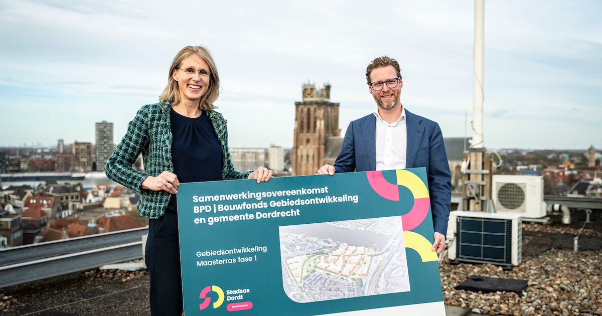 Dordrecht zet stap in ontwikkeling Maasterras, bouw van 2000 huizen ...