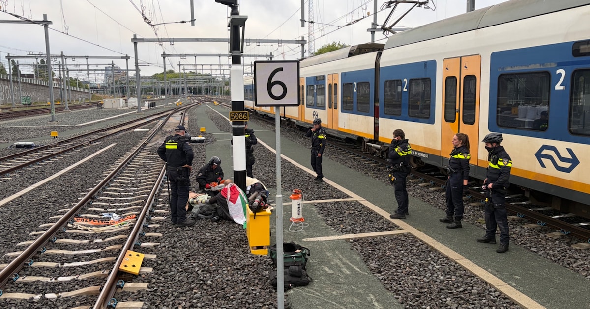 NS en ProRail boos op actievoerders die spoor bezetten: ruim tachtig ...