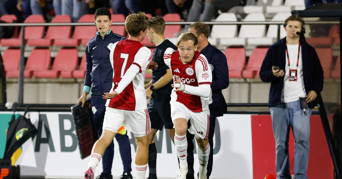 Tuinderszoon Mylo van der Lans (18) maakt profdebuut bij Jong Ajax ...