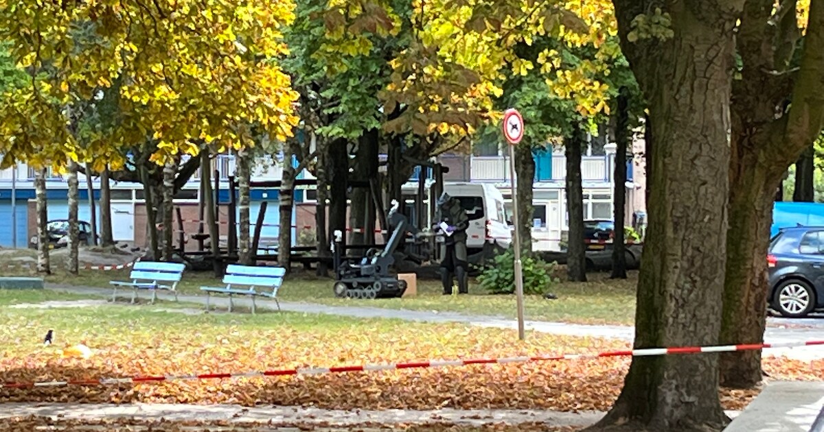 Explosief onschadelijk gemaakt op plantsoen in Noord | Regio | AD.nl