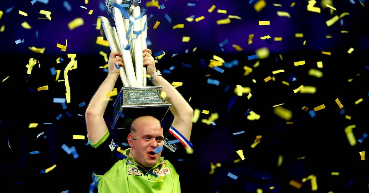 Michael van Gerwen staat voor de zesde keer in eindstrijd WK darts, hoe ...