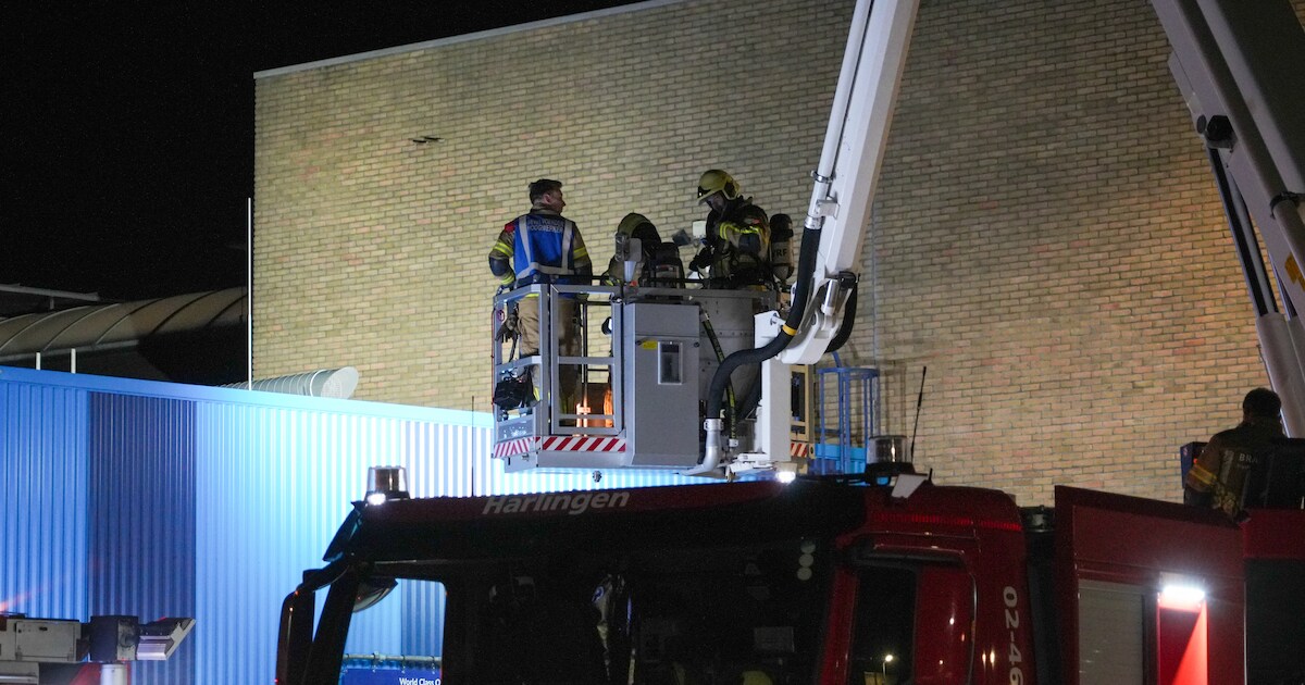 Brand bij droogkast van bedrijf op Zuidelijke Industrieweg in Franeker ...