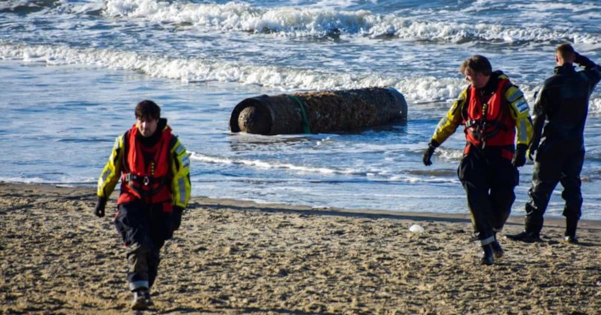 Onderdeel torpedo uit WOII gevonden op strand Noordwijk: ‘Bijzondere ...