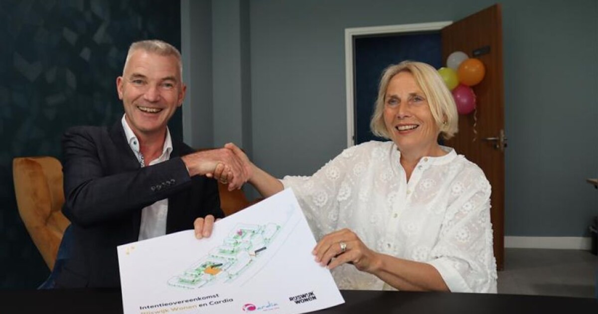 Intentieovereenkomst getekend door Rijswijk Wonen en Cardia voor VPT ...