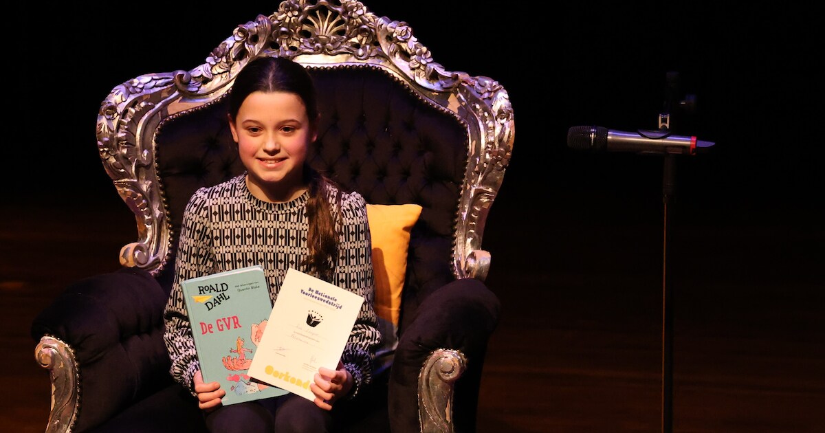 Zoë Cooper voorleeskampioen in Veldhoven | Veldhoven | AD.nl