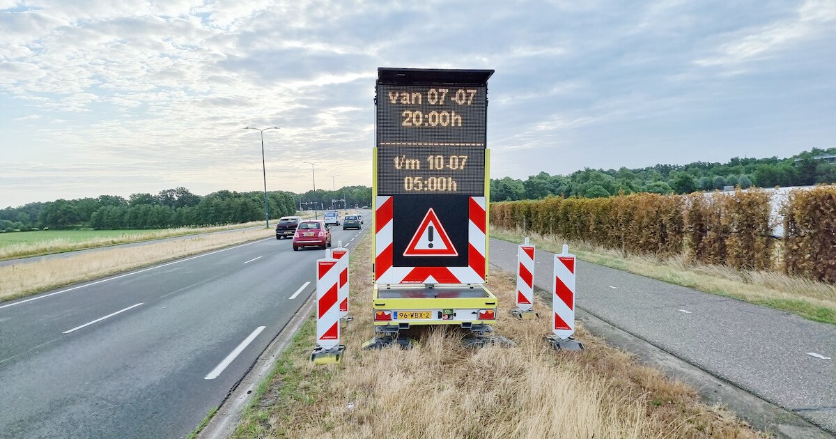 N199 hele weekend op twee plaatsen in Amersfoort en Bunschoten dicht ...