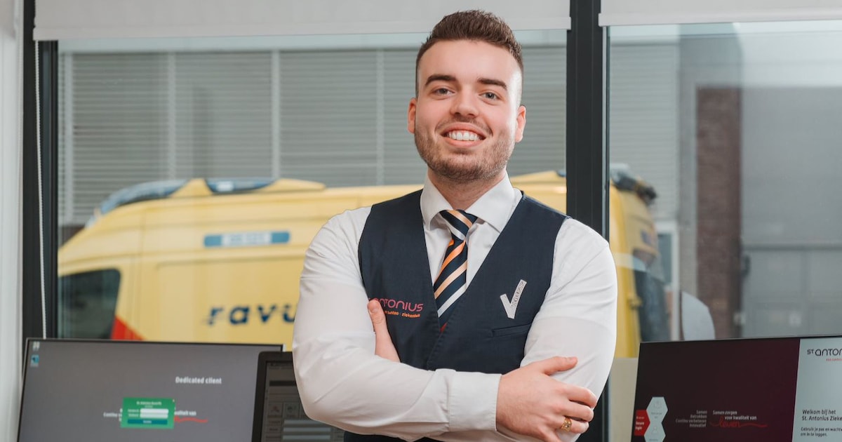 Dylano (22) heeft als beveiliger in het St. Antonius Ziekenhuis elke ...