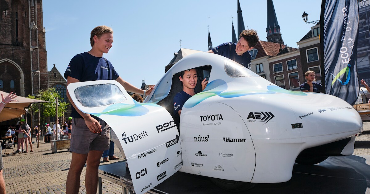 Met deze lichtgewicht auto gaan studenten proberen wereldrecord ...