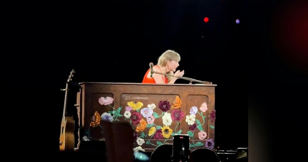 VIDEO | Taylor Swift slikt tijdens concert in Milaan opnieuw een vlieg ...