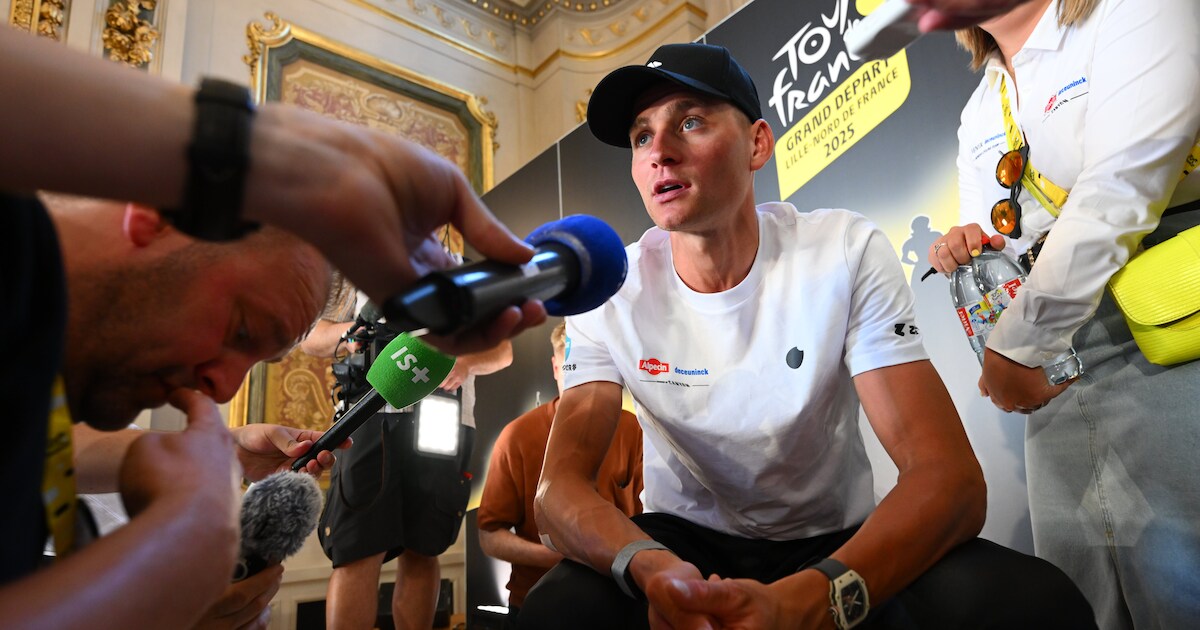 Mathieu van der Poel spreekt zich uit over zijn Tour-ambities: ‘Dat ...