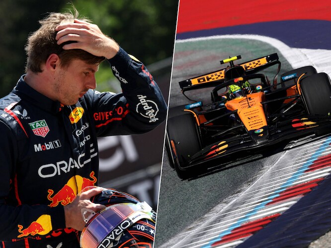 Oscar Piastri en Lando Norris leggen zich neer bij overmacht Max Verstappen in Italië: ‘Het was ...