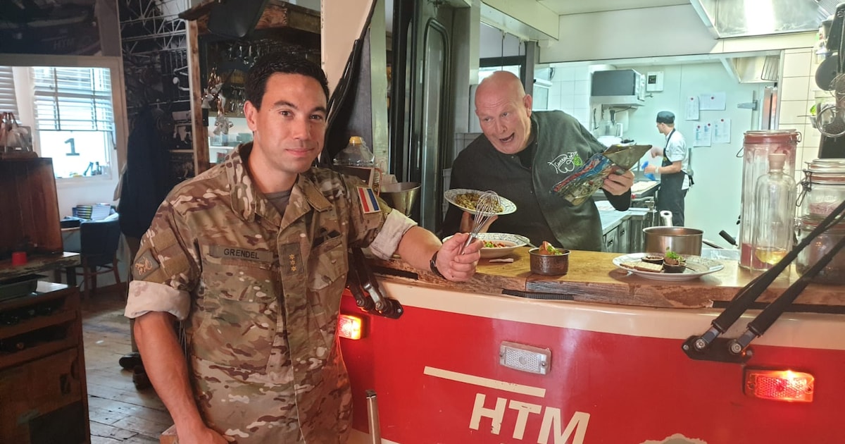 Chef-kok Pierre Wind proeft soldatenkost: ‘Ik dacht dat militairen op ...