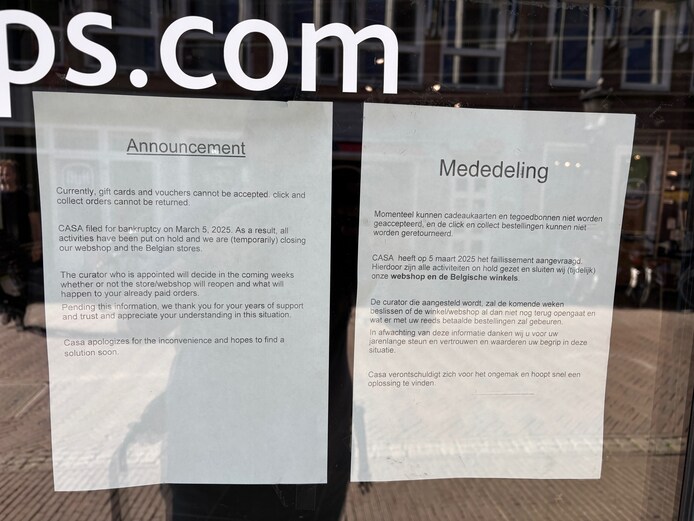 Interieurwinkel Casa failliet: alle vestigingen in Nederland dicht ...