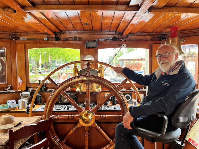 Historische schepen in hartje Rotterdam, waaronder dat van Jan: ‘In die ...