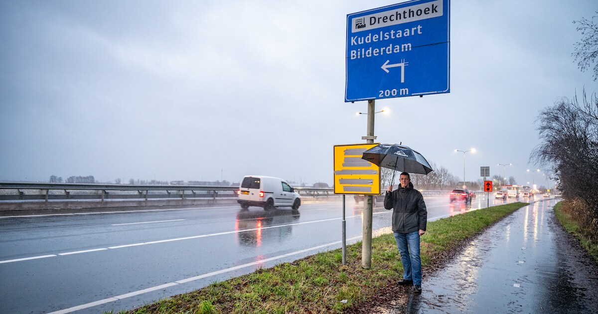 Afschaffen uitvoegstrook N207 bij kruispunt in Leimuiden was nodig voor ...
