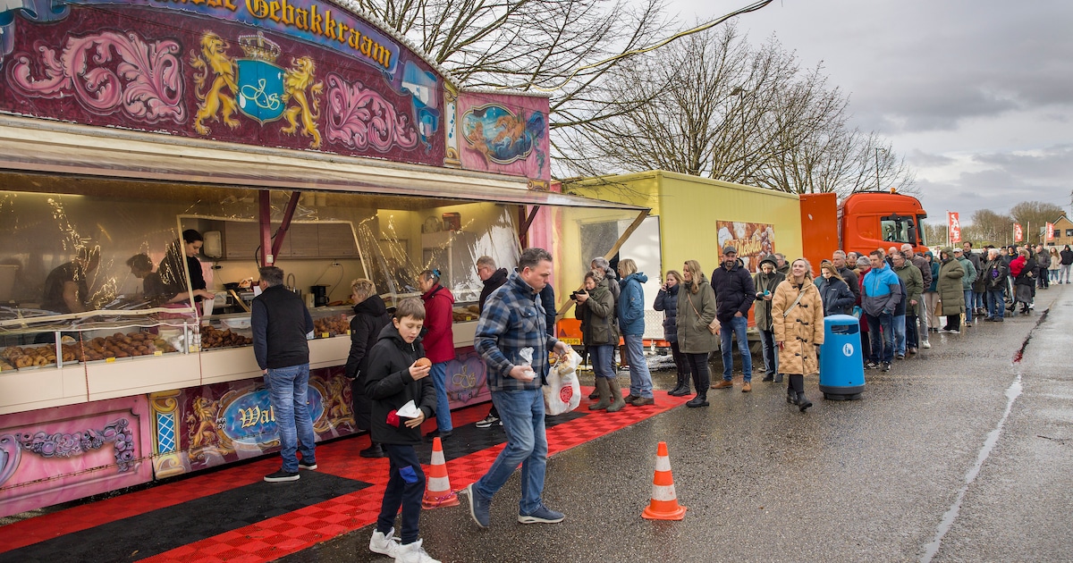 Vanwege zondagsrust mocht Richard eigenlijk geen oliebollen verkopen ...