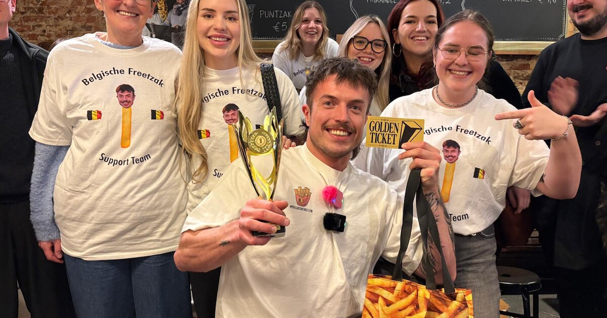 Steff (31) pakt wereldrecord friet eten: ‘Ik heb van tevoren 26 uur ...