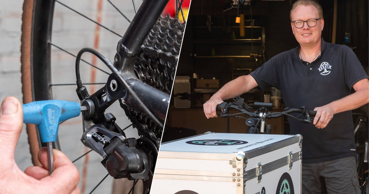 ‘Groene fietsenmaker’ Bas (47) doet reparaties aan huis: ‘Ultiem gevoel ...