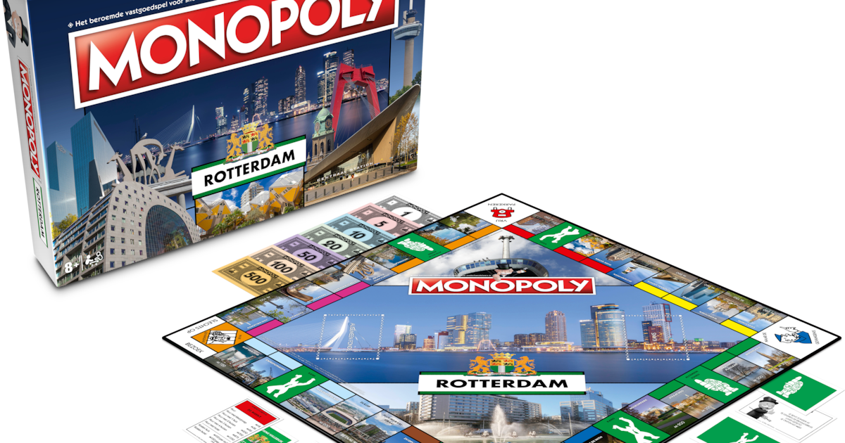 Onze stad krijgt eigen Monopoly, met Rotterdamse tongval op de kaarten ...