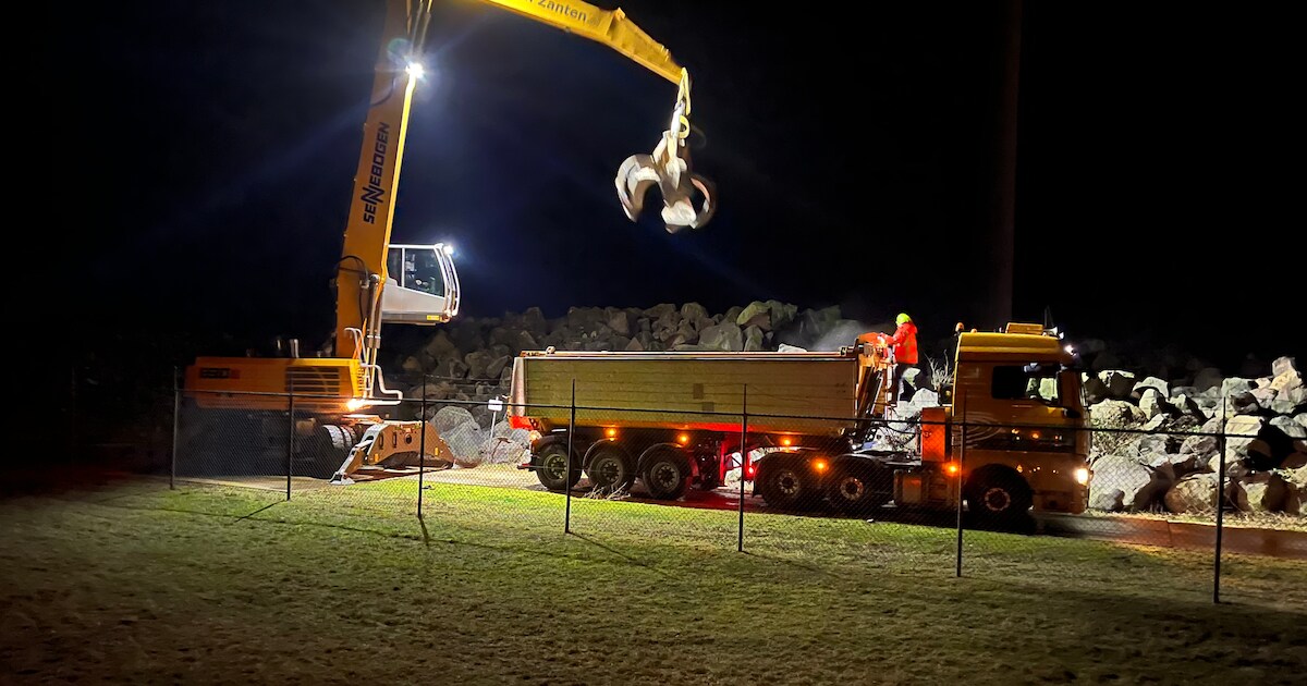 Bedrijf uit 's-Heerenhoek droeg (flink) steentje bij om kapotte dam ...