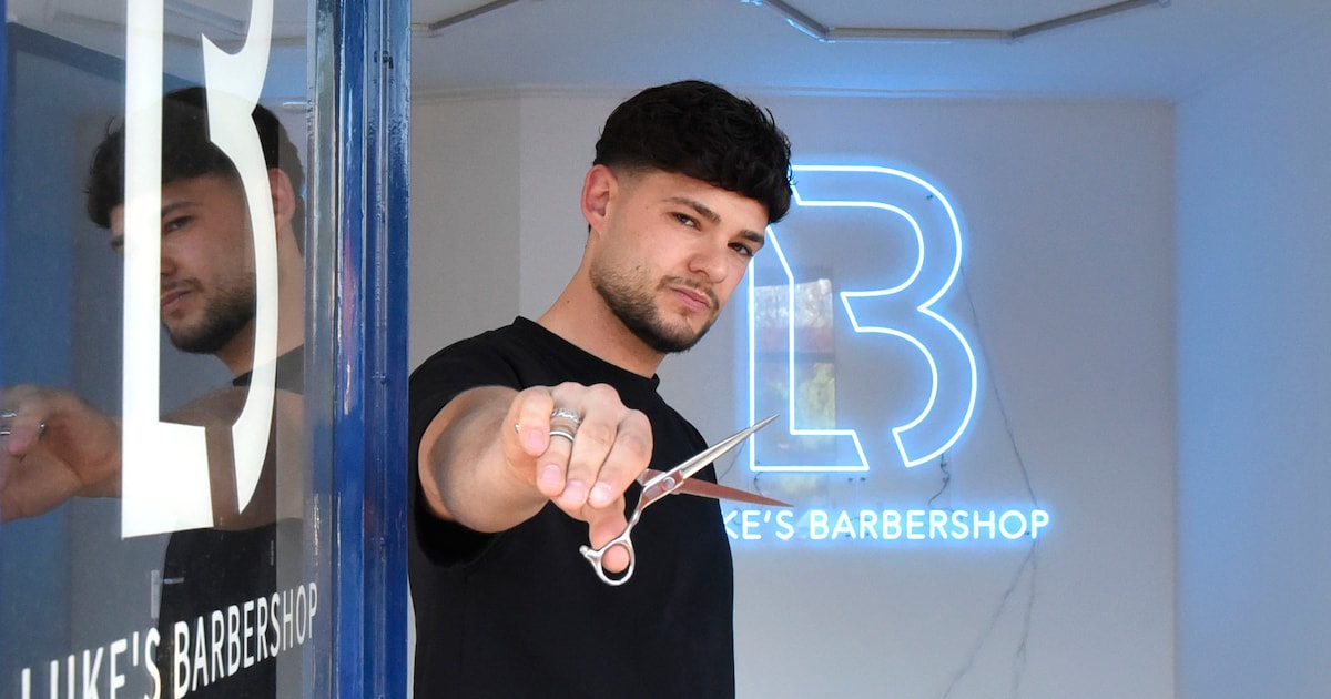 Luke (25) opent eerste mannenkapper van Harmelen: ‘Een buzzcut ...