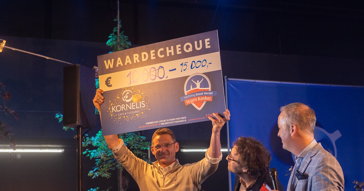 Kornelis doneert 15.000 euro aan Stichting Groot Verzet tegen Kanker ...
