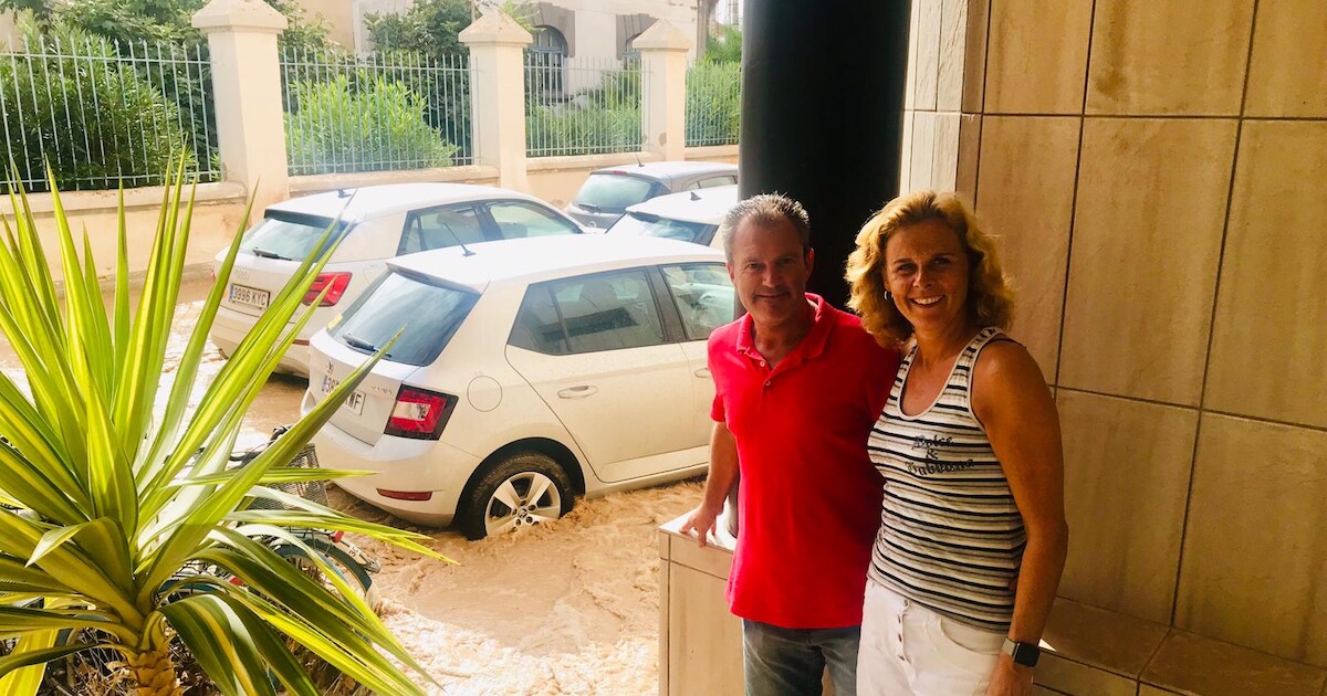 Annette en André door modderstromen vast in Spaans hotel: ‘Eén grote ...