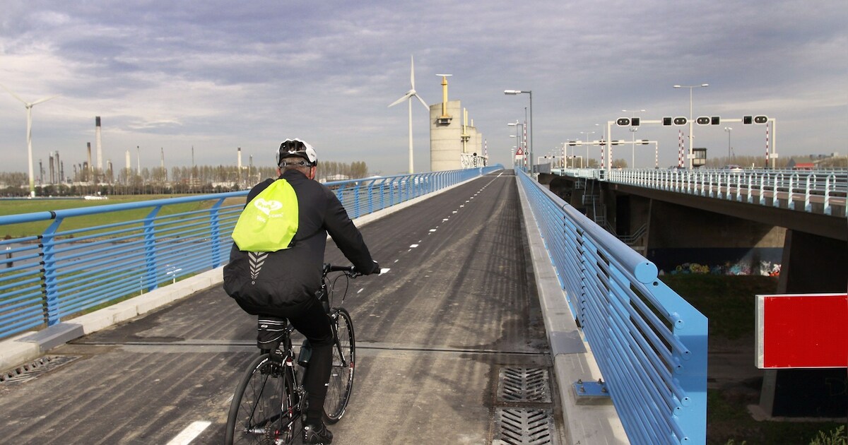 Fietsers moeten met bus de Hartelbrug over | Binnenland | AD.nl
